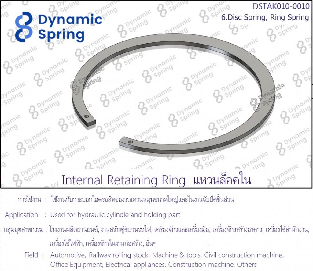 Disc Spring, Ring Spring | Dynamic Spring